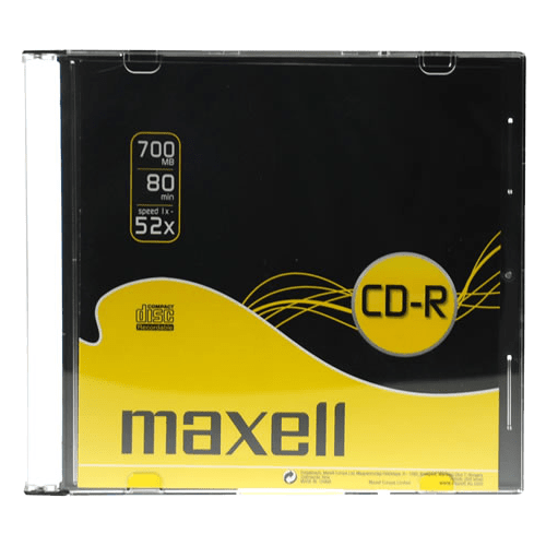 MAXELL CD-R 700MB Slim - MDCDR8052XSL