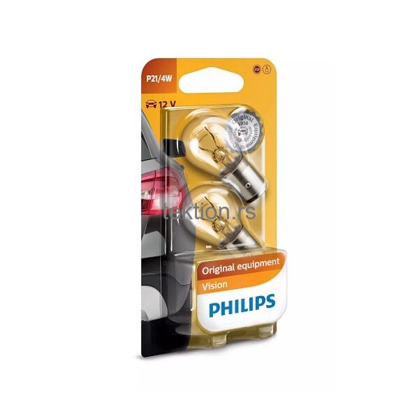 Philips 12V P21/4W Vision Blister duo