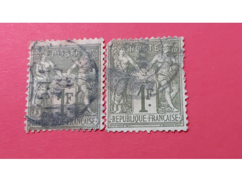 France - 1 francs 1877 god