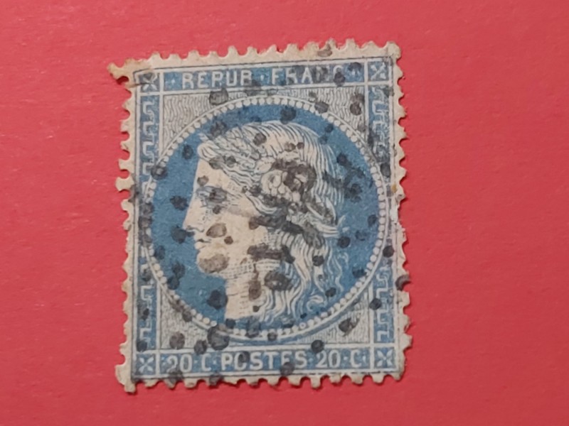 France - 20 cent 1870 god