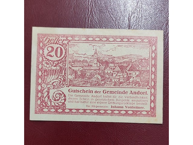 Andorf 20 HELLER 1920