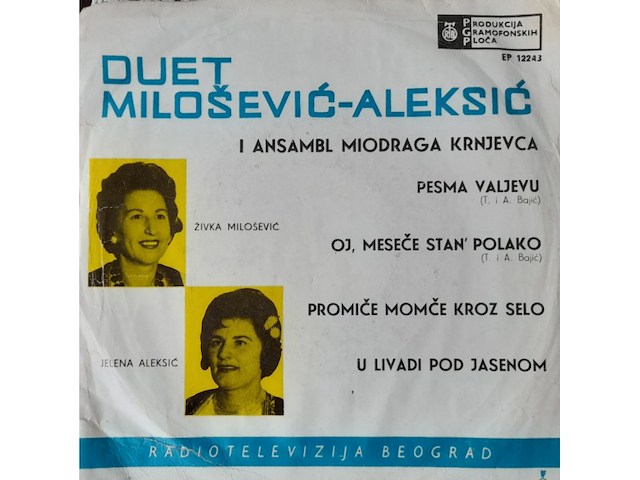 sp Milošević -Aleksić i ansambl Miodraga Krnjevca Pesma