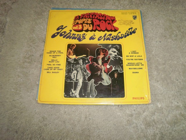 Johnny Hallyday À Nashville - La Fantastique Rock..LP