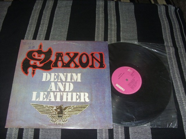 Saxon – Denim And Leather LP Jugoton 1982.