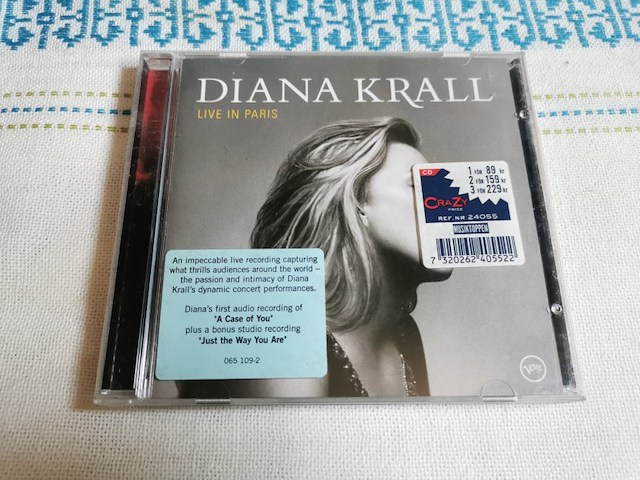 CD - Diana Krall - Live In Paris
