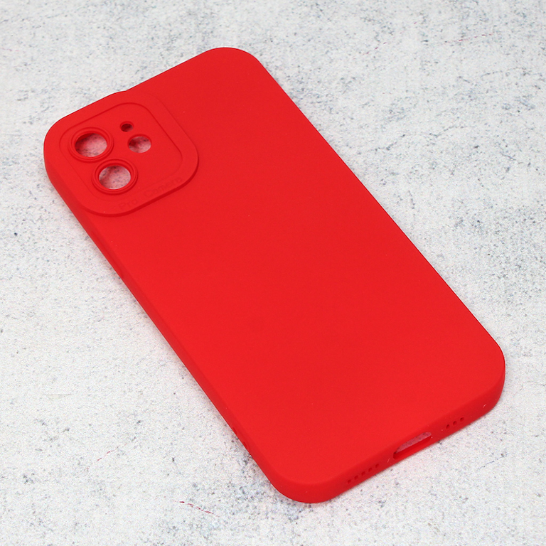 Maska(futrola) Silikon Pro Camera za iPhone 12 6.1 crvena