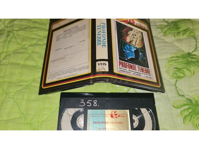 Profonde tenebre VHS