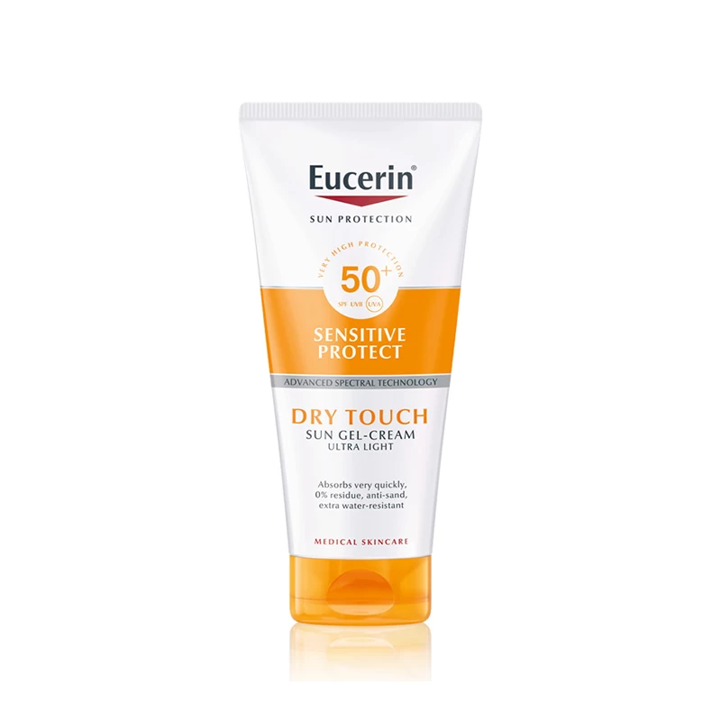 Eucerin Dry Touch gel-krem za zaštitu osetljive kože od sunca SPF 50+ 200ml