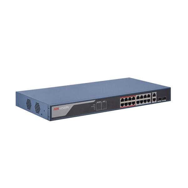 DS-3E1318P-EI Hikvision 16-portni PoE Switch