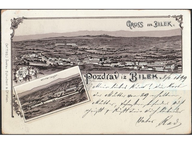 Bosna i Hercegovina - Bileca / Lito /  1899