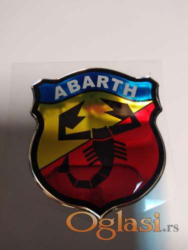 Abarth znak stiker