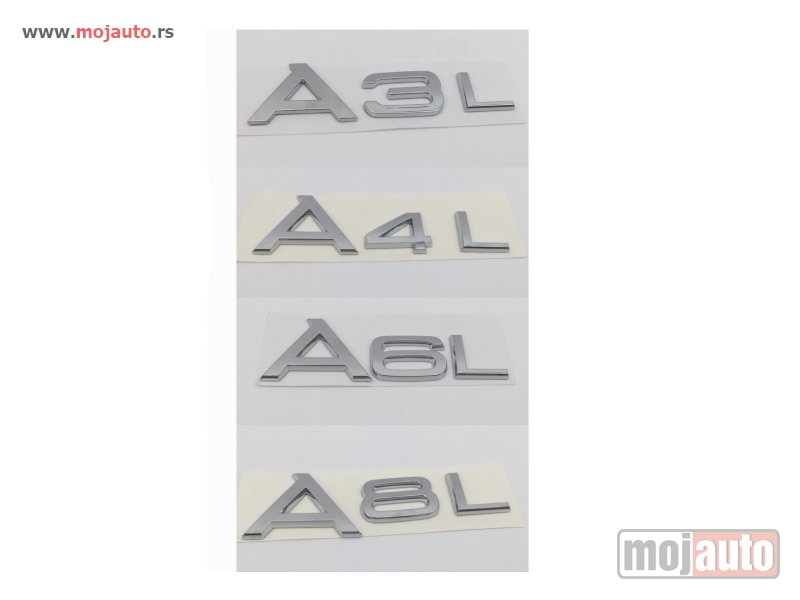 Samolepljivi Audi znakovi A3 A4 A6 A8L