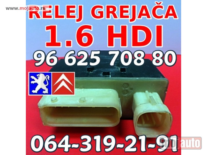 RELEJ 96 625 708 80 GREJAČA 1.6 HDI Pežo 5008 Peugeot Citroen