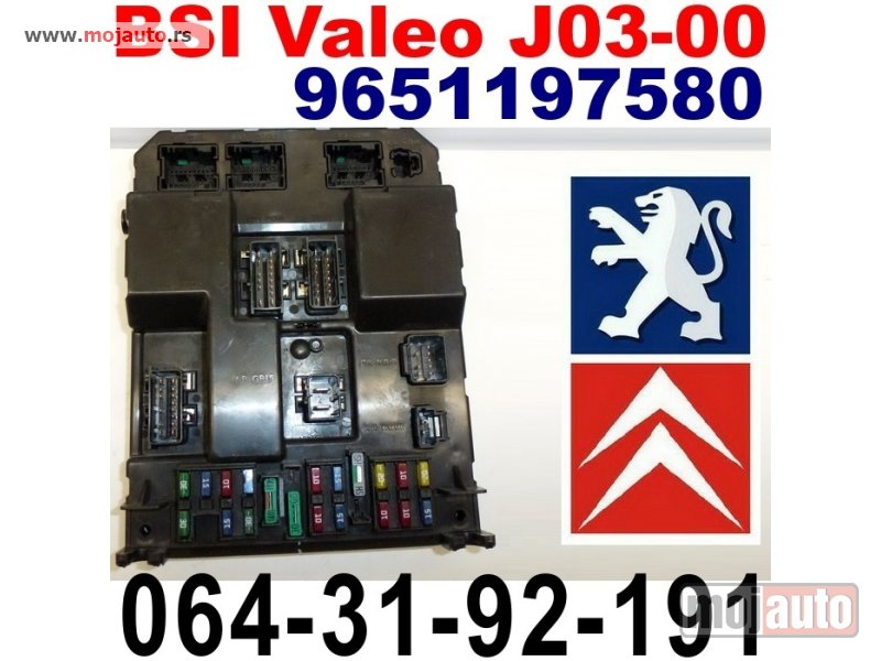 BSI J03-00 Valeo 9651197580 Pežo Peugeot Citroen