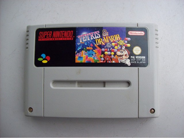 SNES - TETRIS &;;; DRx MARIO - Japan