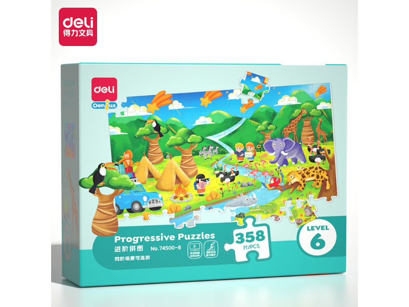 PUZZLE - SLAGALICA
DELI PROGRESIVNI
nivo 6 - 358 delova
74500-6