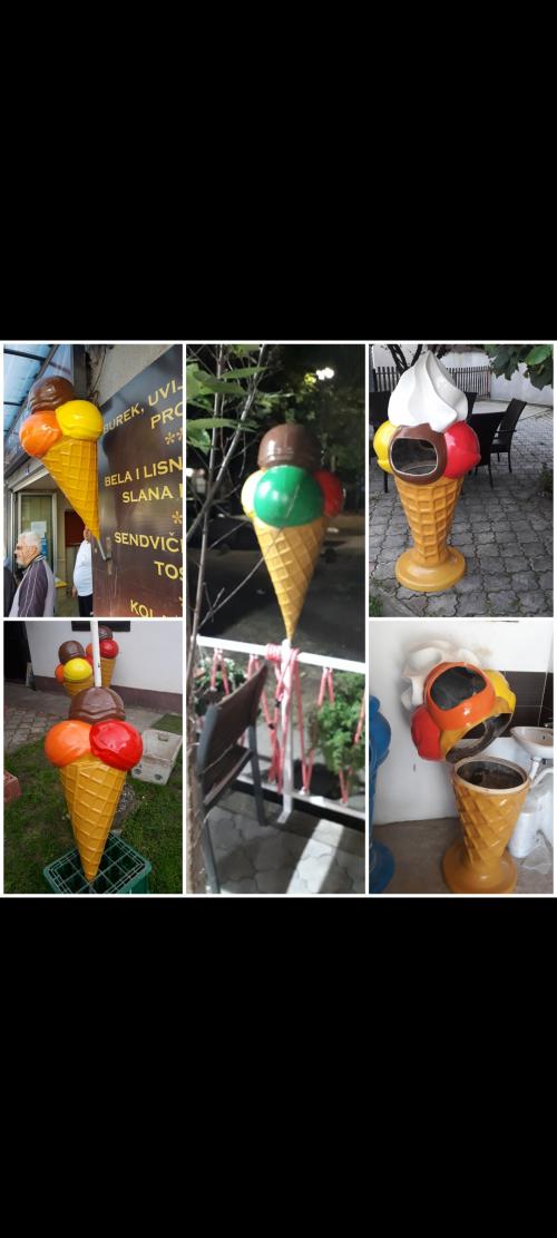 Sladoled reklame 3D makete