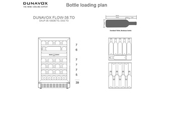 DAUF-38.100DSS.TO DUNAVOX vinska vitrina