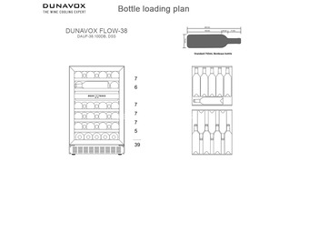 DAUF-38.100DSS DUNAVOX vinska vitrina