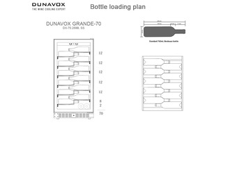 DX-70.258B DUNAVOX vinska vitrina