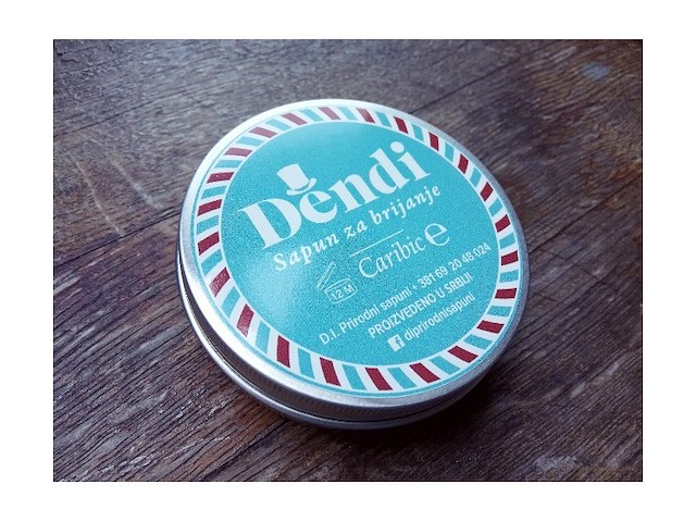 DENDI Caribic (kokos-vanila) - sapun za brijanje