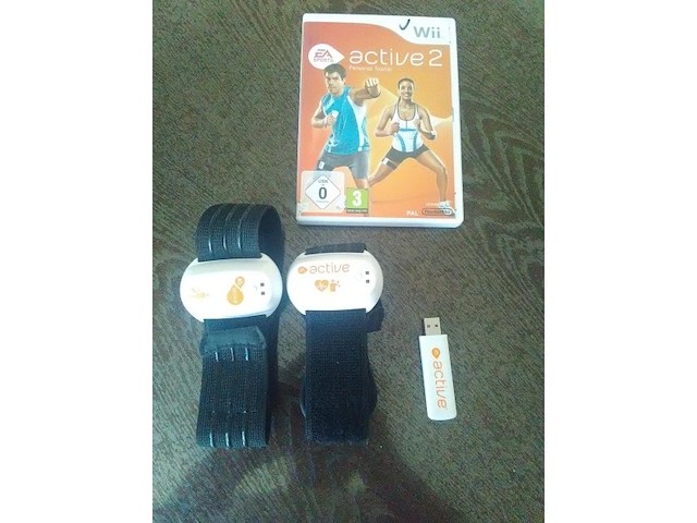 nintendo wii active 2 komplet ispravno sa slike