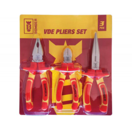 Bomber set VDE klešta 3 kom ( 073303 )