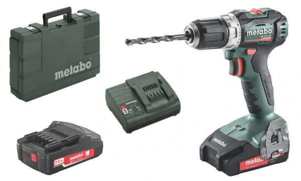 METABO® Aku. zavrtač/bušilica BS 18 L BL (2×2.0Ah Li-Power), bez četkica