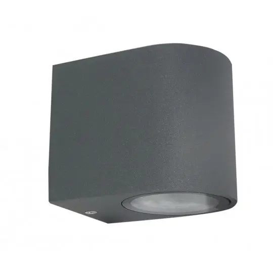MITEA LIGHTING Baštenska zidna lampa 1xGU10 M952011 antracit siva