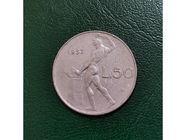 Italy 50 LIRA 1957