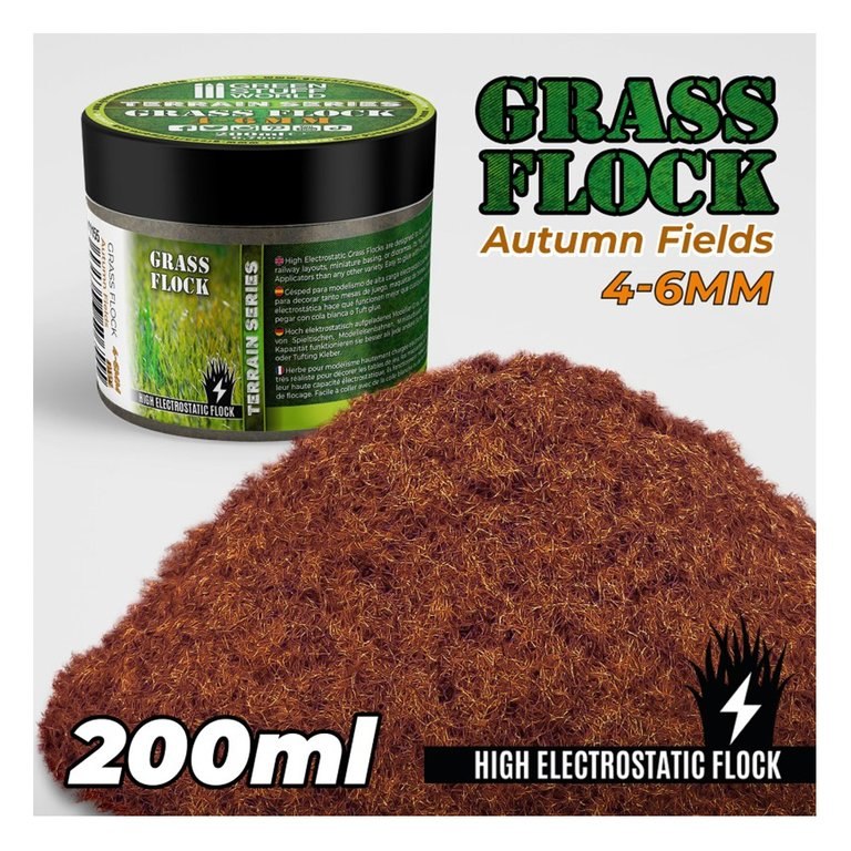 Grass Flock - AUTUMN FIELDS 4-6mm (200ml)