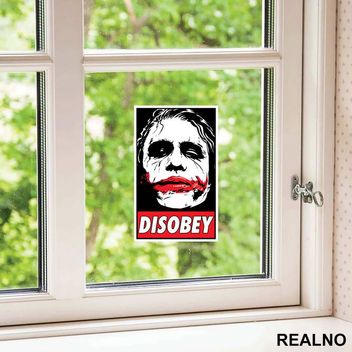 DISOBEY - JOKER - NALEPNICA