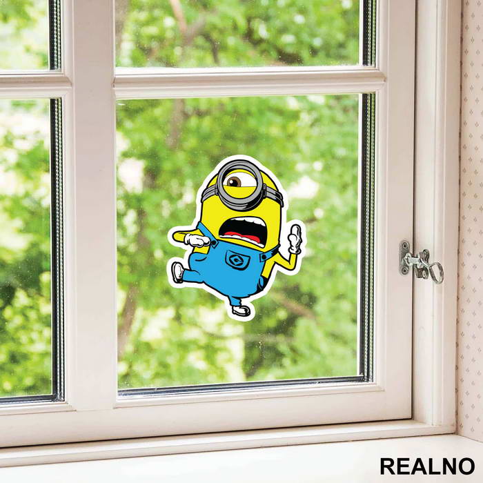 WHAAAAAA - MINIONS - NALEPNICA