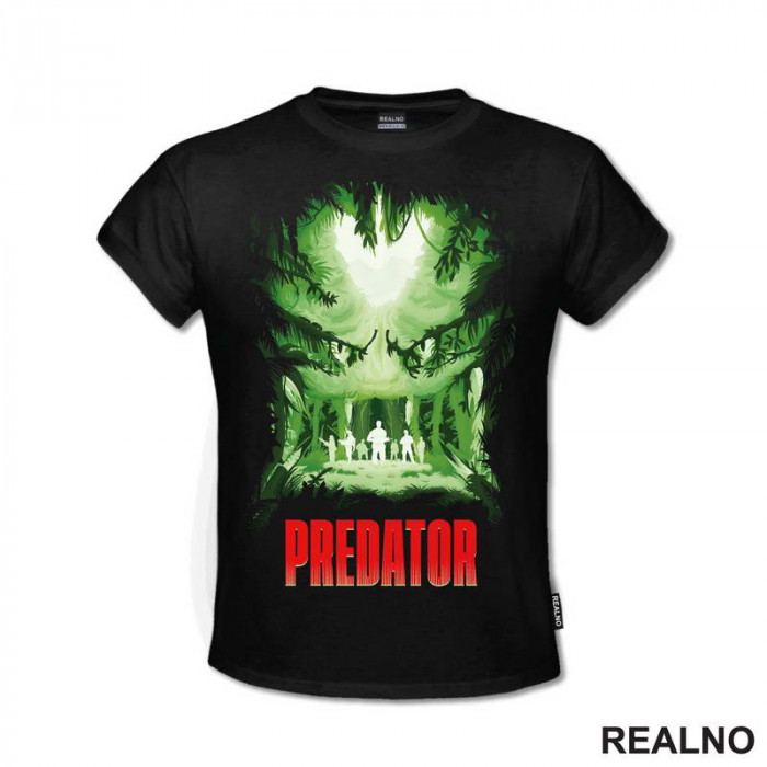 GREEN JUNGLE - PREDATOR - MAJICA