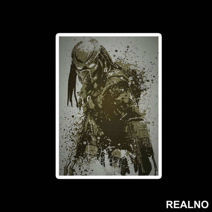 SPLATTER - PREDATOR - NALEPNICA