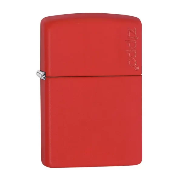 Red matte logo, upaljač, Zippo