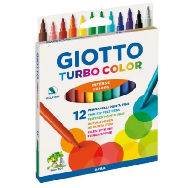 Turbo color, flomasteri, 12K, Giotto