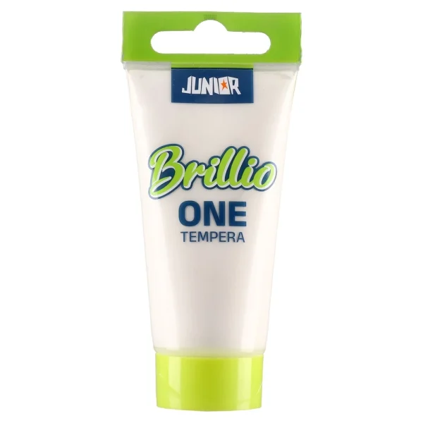 Brillio one, tempera, bela, 40ml