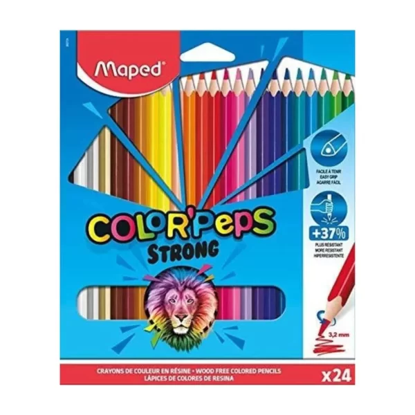 Color peps strong, drvena bojica, 24K, Maped