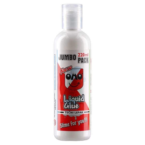 Oho slime, tečni lepak, transparent, 220ml