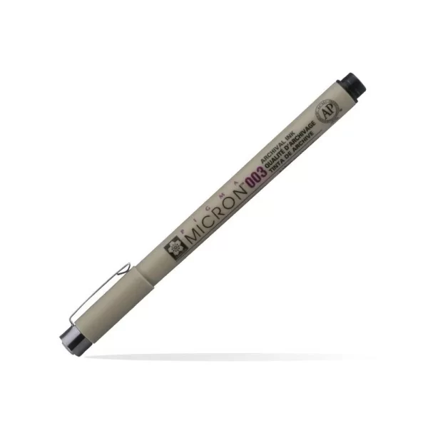 Pigma Micron 003, liner, black, 49, 0.15mm