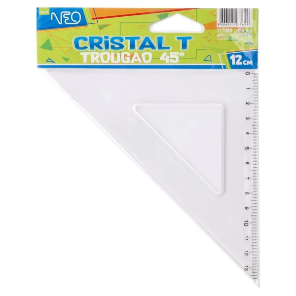 Cristal T, trougao, 45/13cm