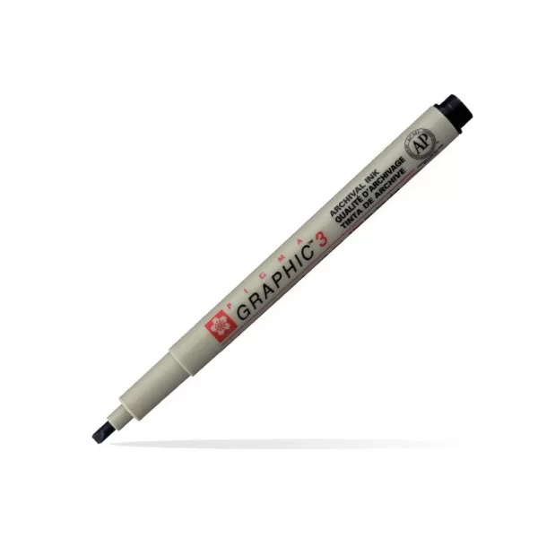 Pigma Graphic, liner, black, 3.0mm