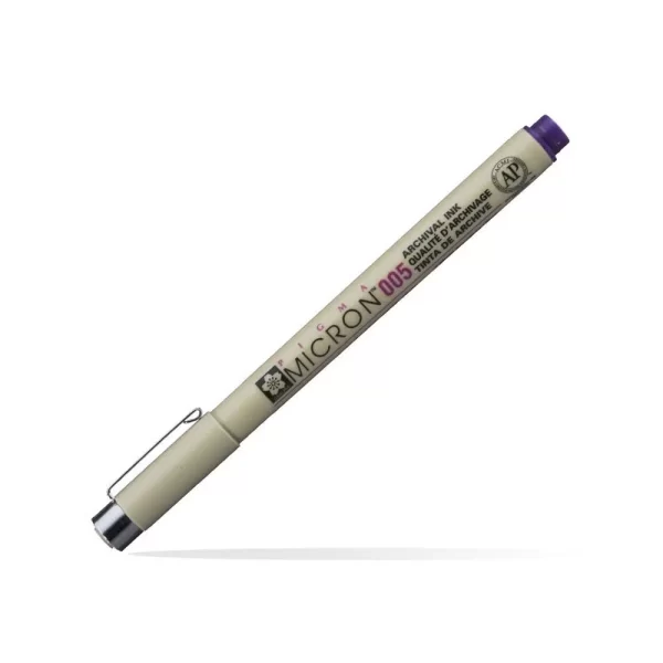 Pigma Micron 005, liner, purple, 24, 0.2mm