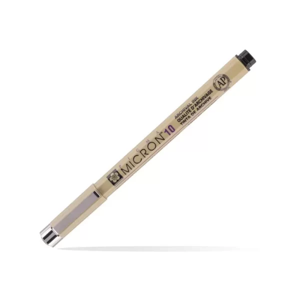 Pigma Micron 010, liner, black, 49, 0.6mm