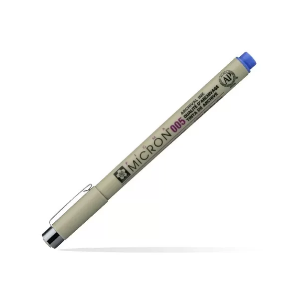 Pigma Micron 005, liner, blue, 36, 0.2mm