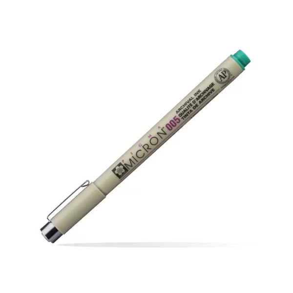 Pigma Micron 005, liner, green, 29, 0.2mm