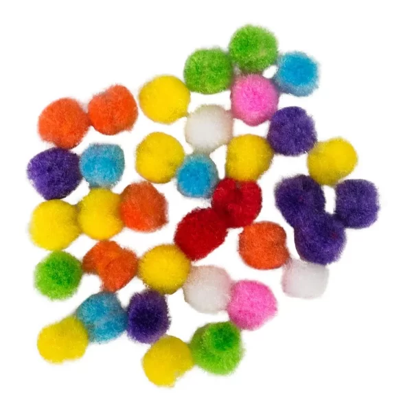 Crafty deco, kraft pom pom, 20mm, 20K – odaberite nijansu