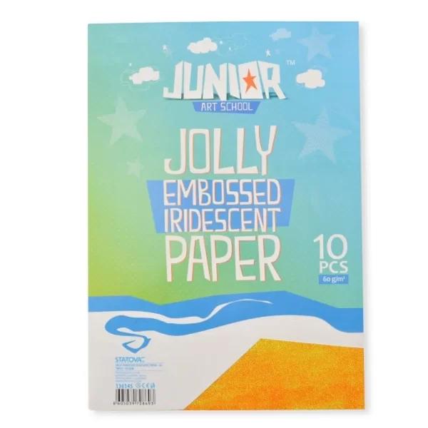 Jolly Embossed Iridescent Paper, sjajni papir, A4, 10K – odaberite nijansu