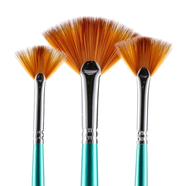 Pop brush Monet, četkica, lepeza, zelena – odaberite veličinu